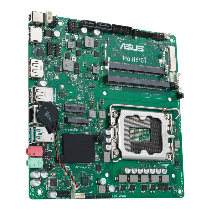 Asus Pro H610t Csm Mini Itx H610 Business Mainboard Asus